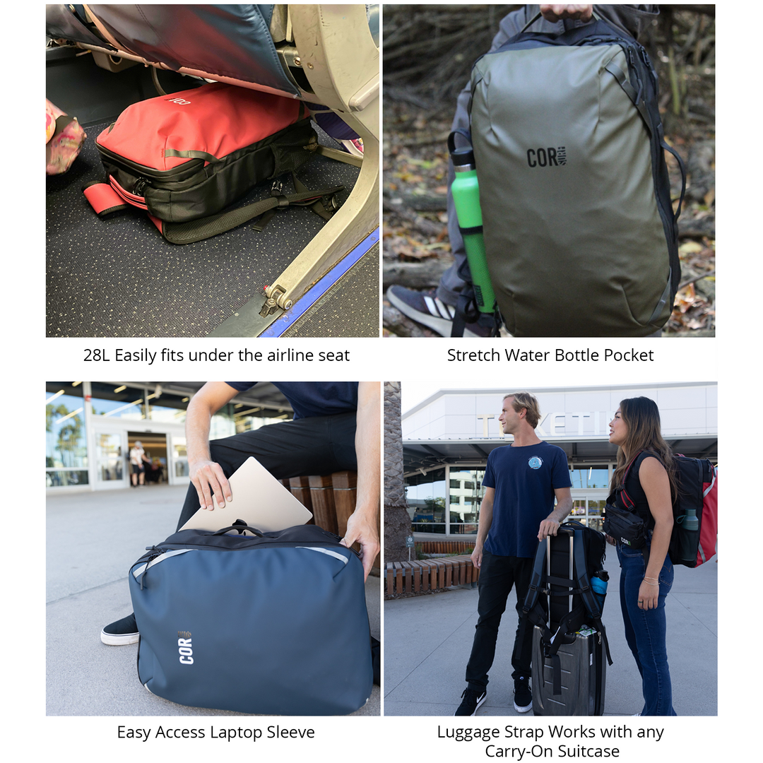 The Island Hopper Travel Backpack 28L – COR Surf