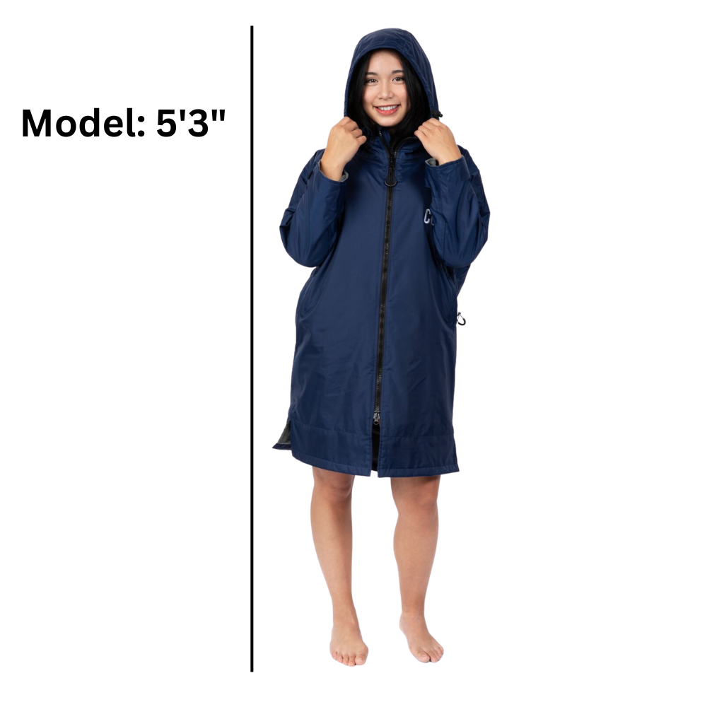 Waterproof Swim Parka (Navy Blue) – COR Surf