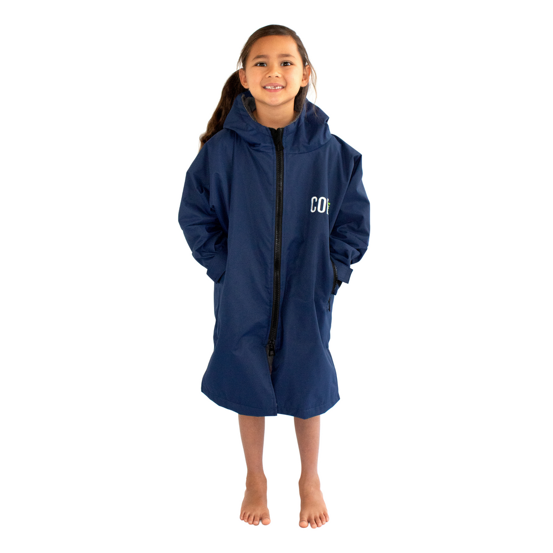 Waterproof Swim Parka (Navy Blue) – COR Surf