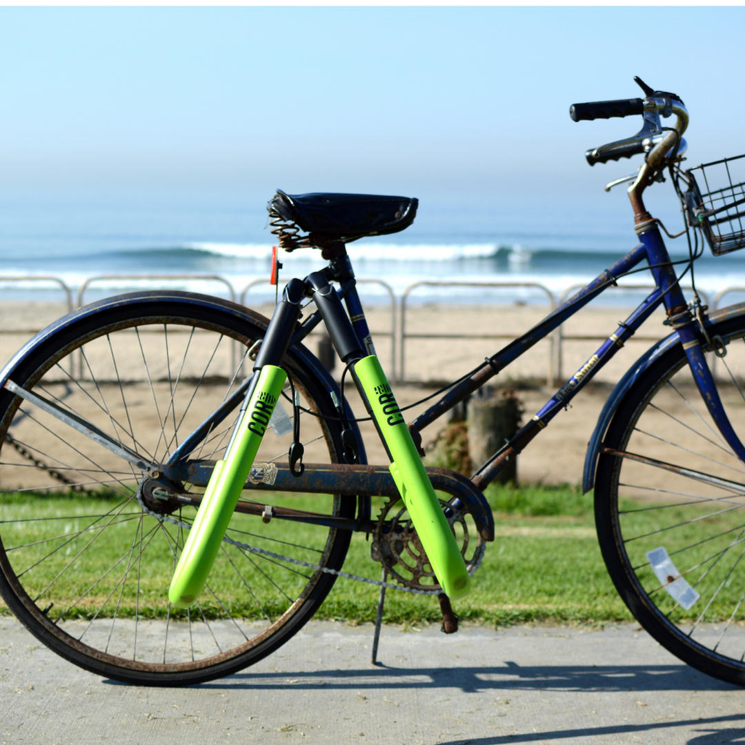 Bicycle Rack for Shortboard and Longboards – COR Surf